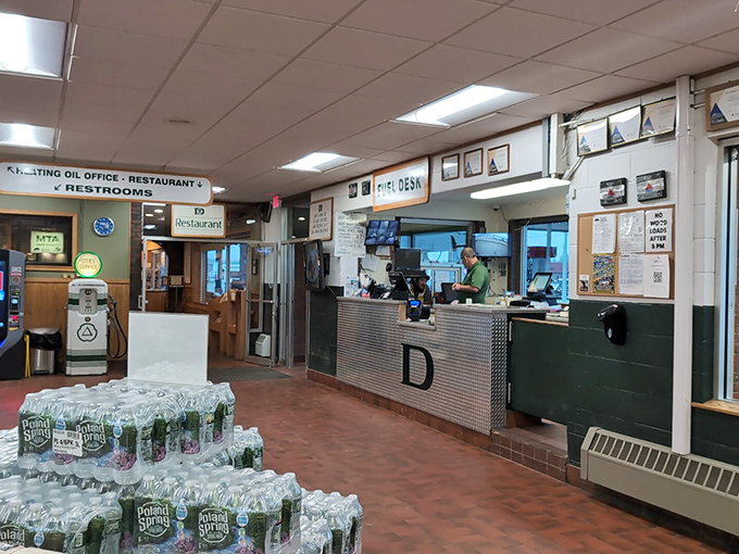 The front desk serves as command central, where road-weary travelers find everything from rooms to road advice.