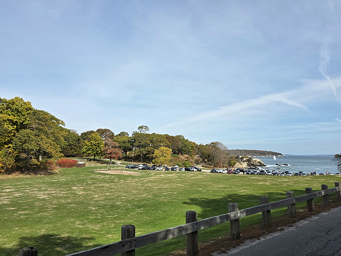 This expansive green field practically begs for picnic blankets, frisbee games, and impromptu naps under Maine's big blue sky.