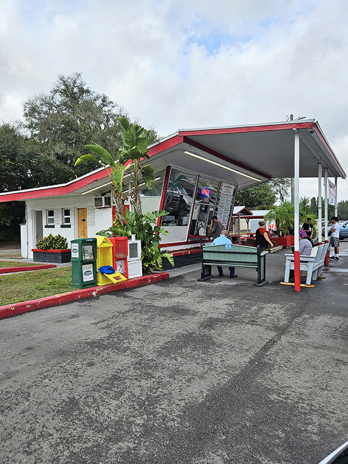 The converted gas station exterior might fool newcomers, but locals know this humble structure houses sandwich greatness worth traveling for.