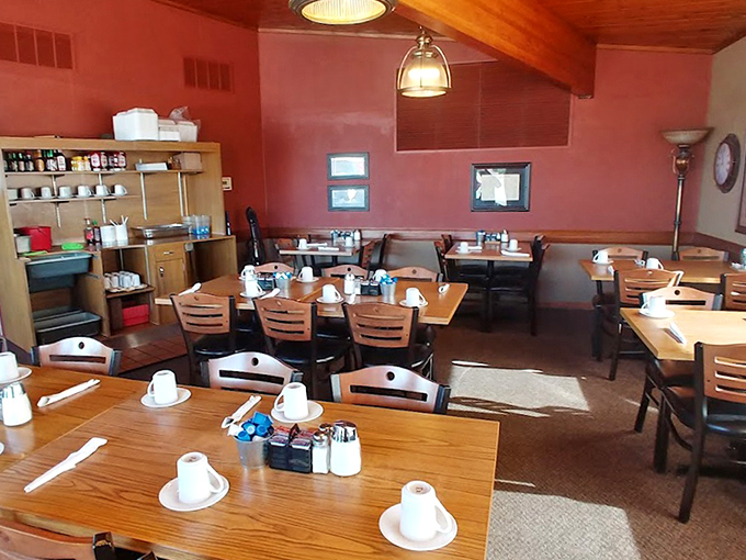 Tables set and ready for the next wave of hungry guests &ndash; each one a stage for countless conversations and memorable meals.