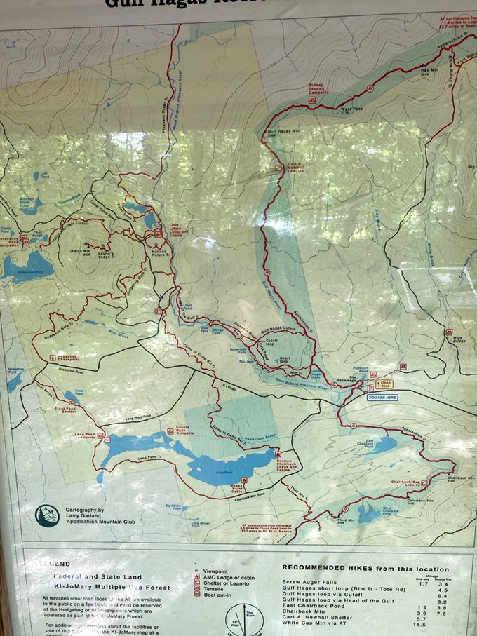 This trail map reveals Gulf Hagas' secrets &ndash; a network of paths leading to waterfalls, swimming holes, and vistas worth every step.