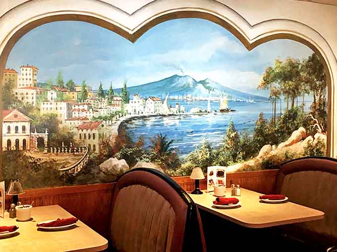 Wall Decor: Breathtaking murals of Mediterranean coastlines that make you wonder if you accidentally stepped through a portal to Southern Italy while looking for the restroom.