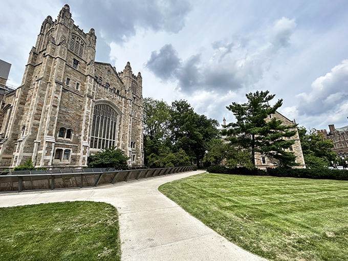 When architects were told "make it impressive," they replied "hold my drafting pencil" and delivered this masterpiece of academic intimidation.