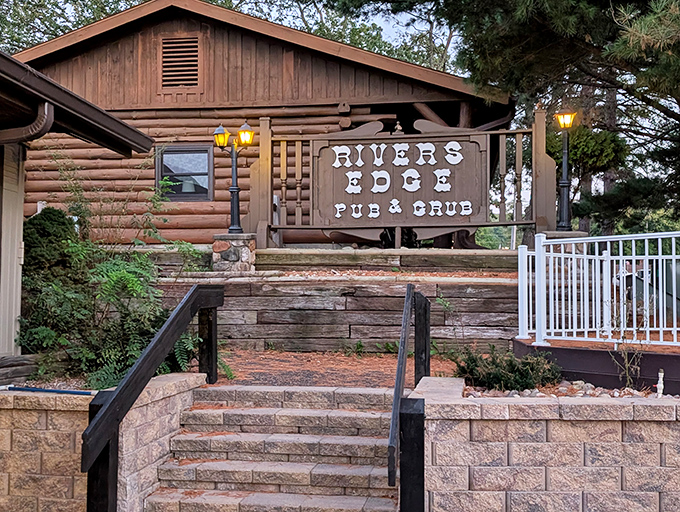 The wooden sign promises "Pub & Grub" &ndash; two beautiful words that, when combined, create the perfect formula for a satisfying Wisconsin evening.
