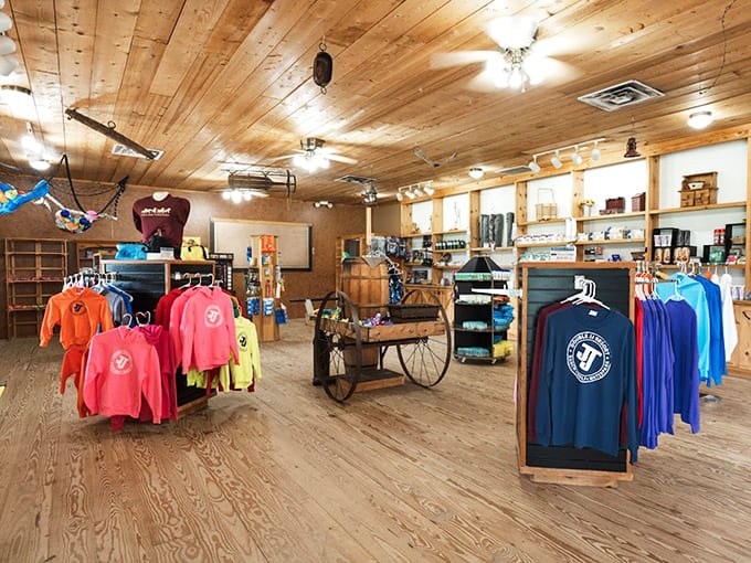 The gift shop stocks everything from resort swag to essentials you forgot to pack, because someone always forgets something important.