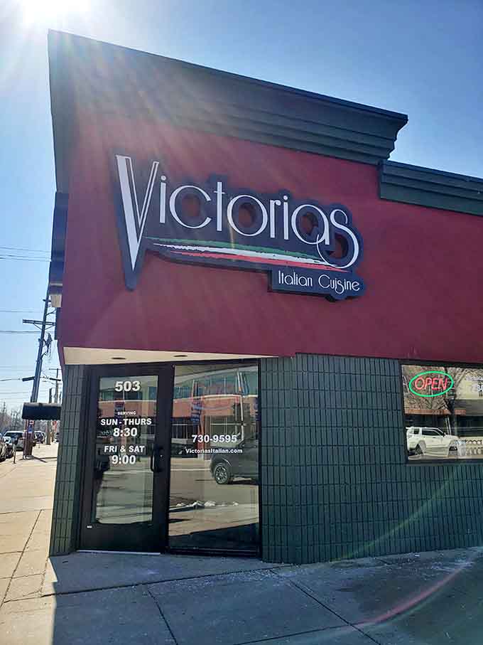 The entrance promises adventures in flavor &ndash; where that famous goat perches above, seemingly approving of your culinary courage.