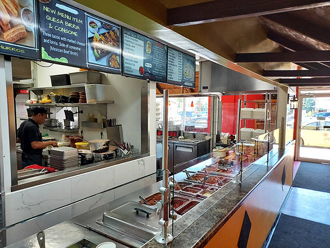 Watch as your authentic Mexican feast comes together at the counter, where every dish is prepared with the care and attention it deserves.