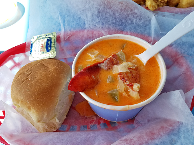 Lobster bisque that captures the essence of Maine's favorite crustacean in every velvety, rich spoonful.