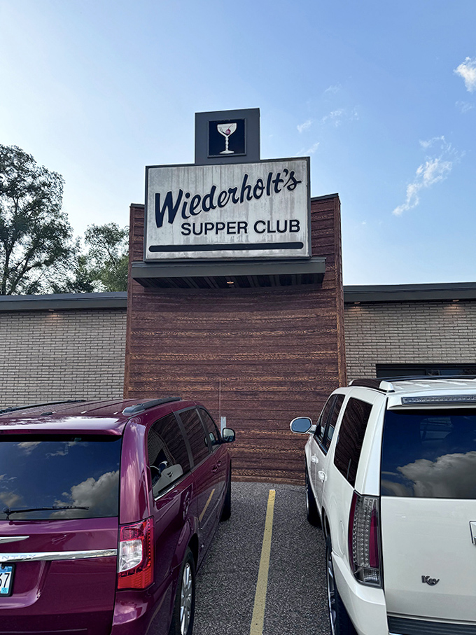 The iconic sign promises what generations of diners already know &ndash; behind these doors awaits a genuine supper club experience.