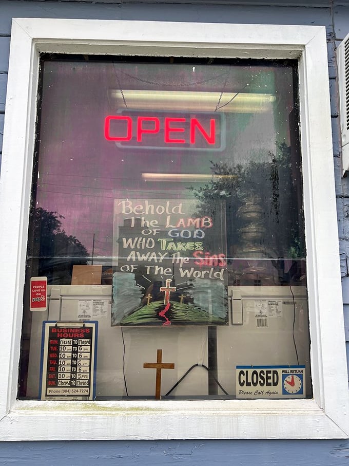 Store hours posted clearly because showing up when they're closed would be a tragedy requiring immediate therapy.