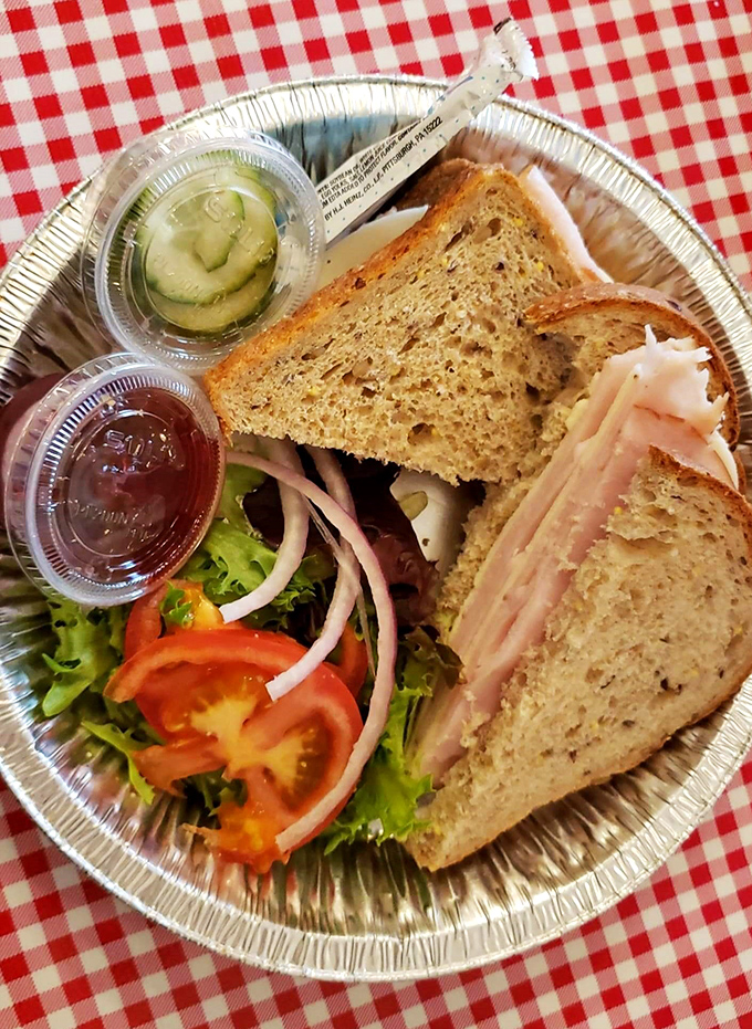 This isn't just a sandwich &ndash; it's architecture on bread! Fresh vegetables, quality meats, and the perfect ratio of condiments create a portable masterpiece worth driving for.