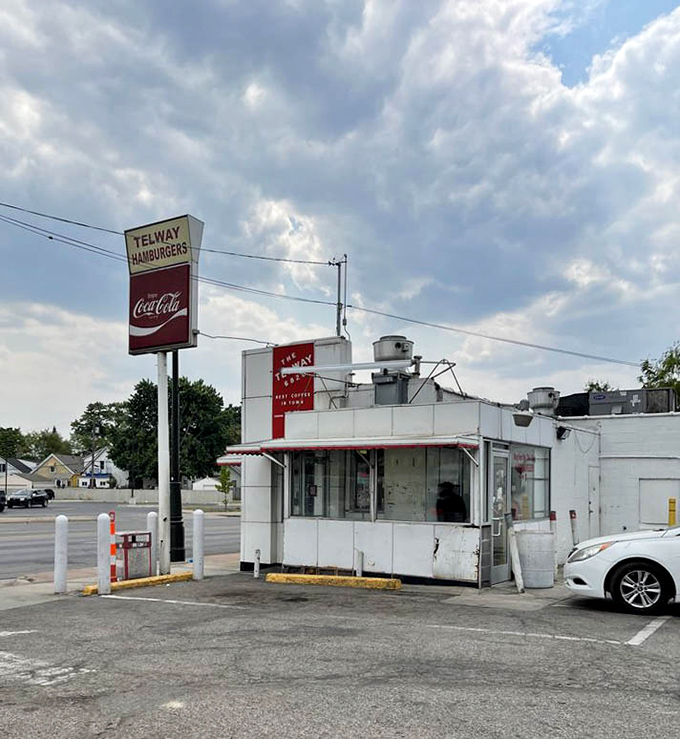 The grill has seen decades of service, seasoned with history and stories. Each slider carries a hint of that legacy in every bite.