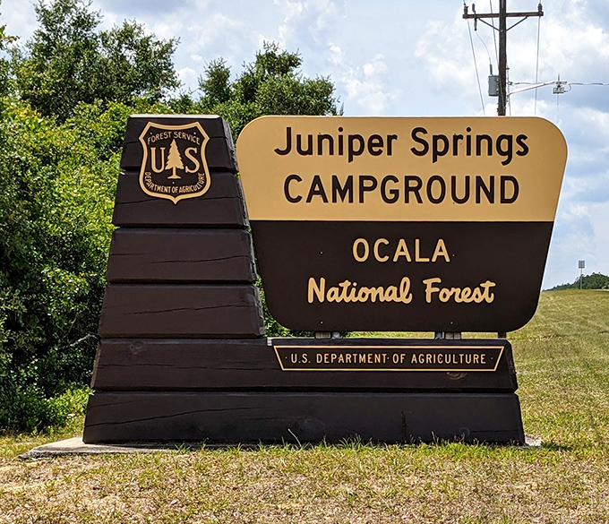 The entrance sign that separates ordinary life from your next great adventure. Cross this threshold and leave your stress behind.