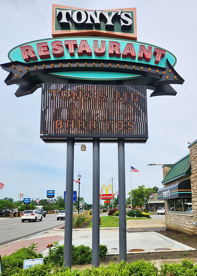 That iconic sign has beckoned hungry travelers for decades, promising not just a meal but a memorable experience worth sharing.