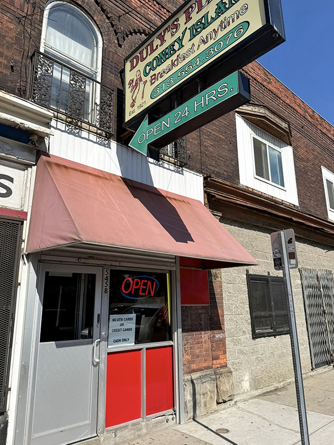 No velvet ropes or fancy facades&mdash;just a humble entrance to a place that's been feeding Detroit's soul for over a century.