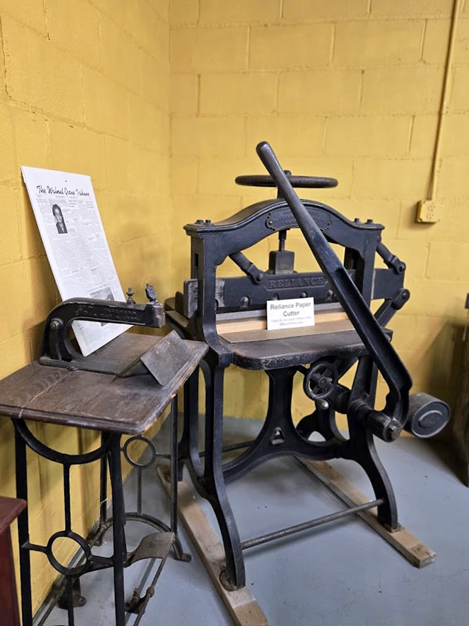 This printing equipment turned blank pages into newspapers, connecting isolated communities and proving that information has always been power, just slower.