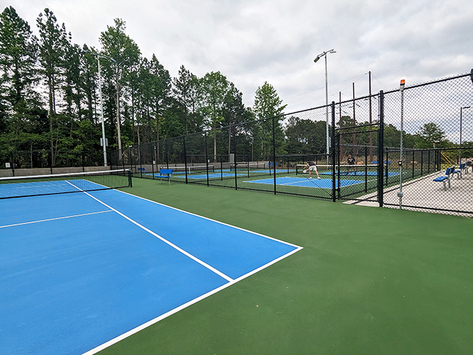 These pristine tennis courts await your best serve. The real challenge? Keeping your eye on the ball when surrounded by such Vermont beauty.