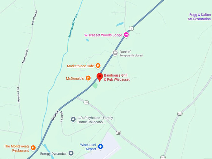 16. barnhouse grill & pub wiscasset map