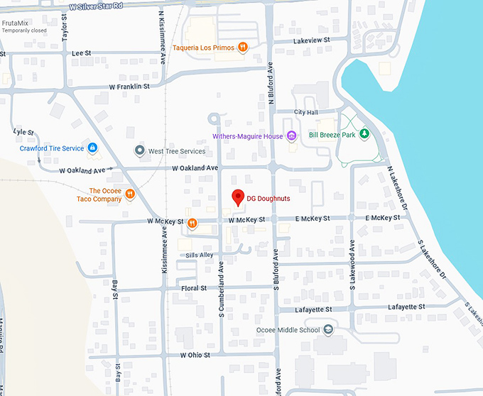 16. dg doughnuts map