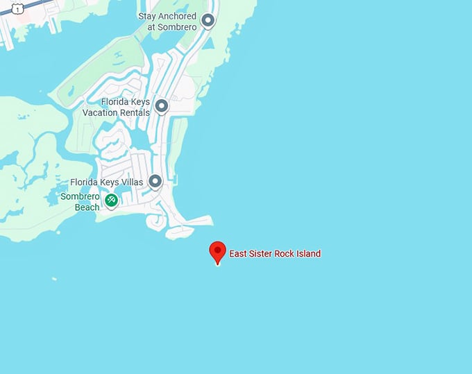 16. east sister rock island map