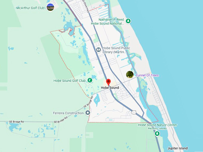 16. hobe sound fl map