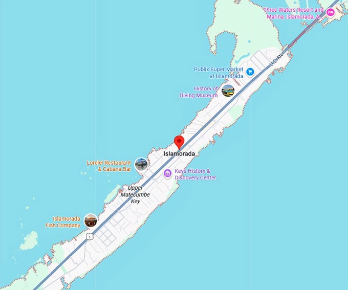 16. islamorada map