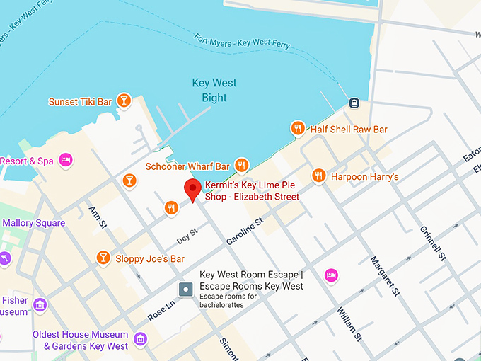 16. kermit's key lime pie shop elizabeth street map