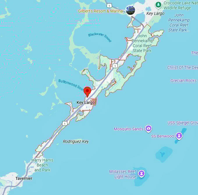 16. key largo map