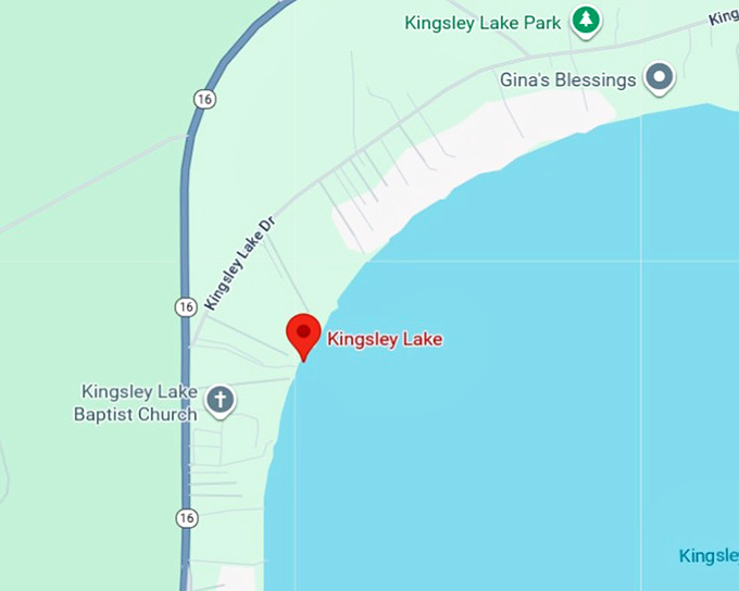 16. kingsley lake map