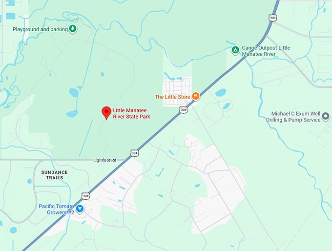 16. little manatee river state park map