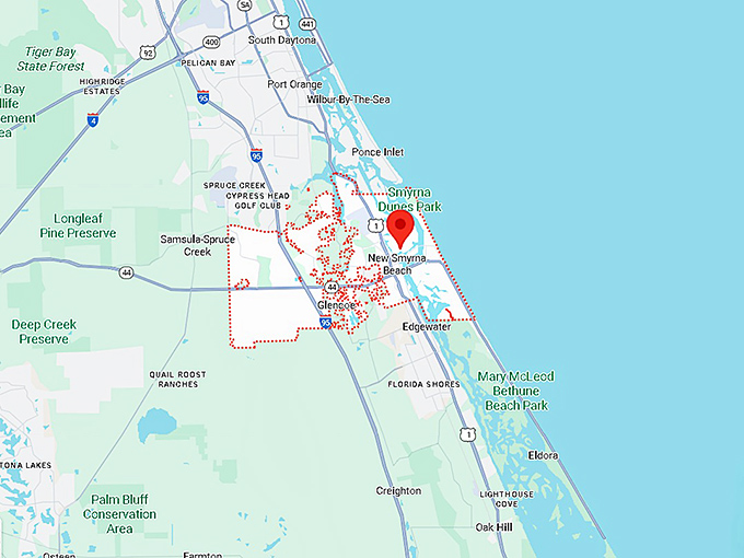 16. new smyrna beach map