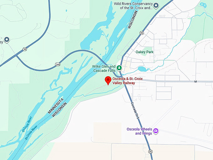 16. osceola & st. croix valley railway map