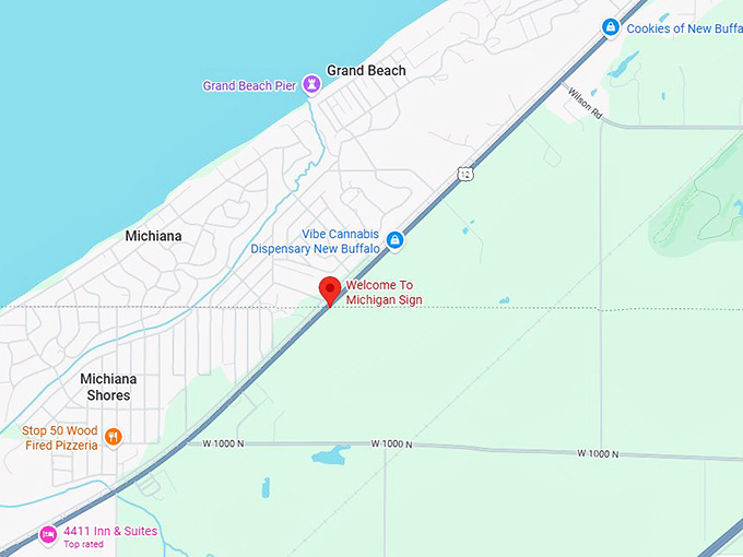 16. welcome to michigan map