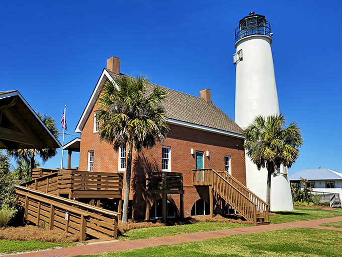 This white tower rose from the waves like a phoenix, rebuilt brick by brick by a community that refused to let history sink.