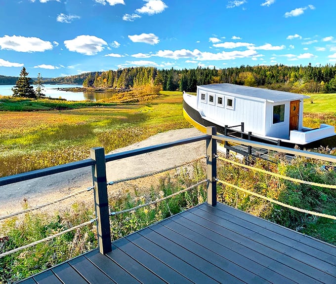 Not your average boat-to-table experience &ndash; this converted lobster vessel offers panoramic views without the seasickness.