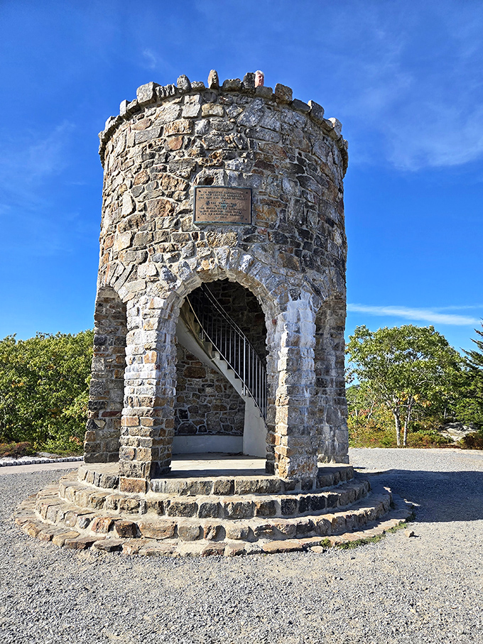 Mount Battie Memorial Tower stands like a medieval sentinel, offering history with a view that'll make your Instagram followers green with envy.