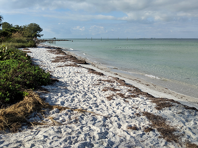 Powdery white sand meets crystal clear waters along Anna Maria's shoreline &ndash; Mother Nature showing off her best work.