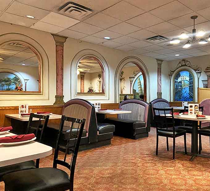 Step inside and feast your eyes on cheese paradise &ndash; where dollar bills decorate the ceiling and the aroma of dairy delights fills the air.