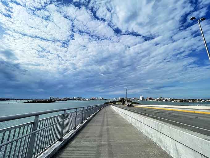 Smooth sailing on this pedestrian path where the only traffic jam might be deciding which view to photograph first.