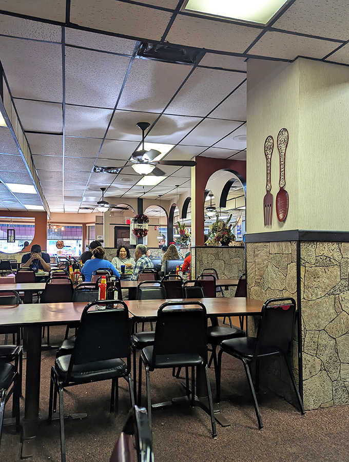 Inside, the dining room feels like Minnesota's living room &ndash; comfortable, welcoming, and ready for the serious business of steak enjoyment.