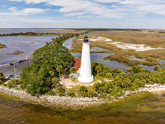 Standing tall since the 1800s, this lighthouse still guides sailors while welcoming visitors to one of Florida's best wildlife refuges.