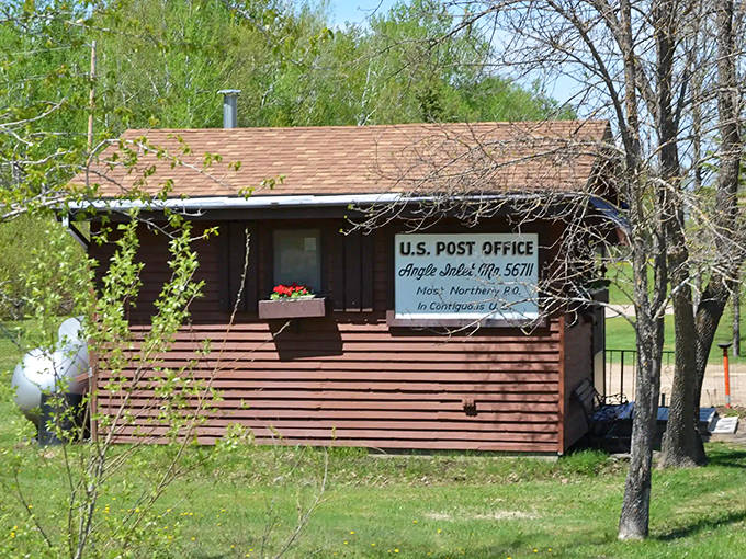 America's northernmost post office in the lower 48 states &ndash; where mail delivery is an adventure in itself.