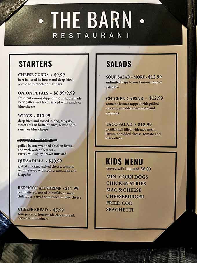 A tempting roadmap of culinary delights awaits, from beer-battered cheese curds to perfectly grilled steaks &ndash; decisions, decisions!