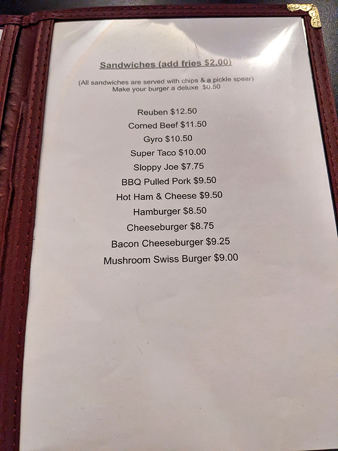 The menu at Sidnaw Station reads like a comfort food greatest hits album, with sandwiches and burgers taking center stage.