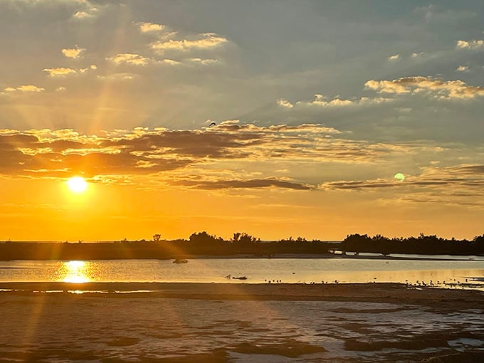 This is what happens when the sky decides to show off, painting the evening in colors that make you forgive Florida for its summer humidity.