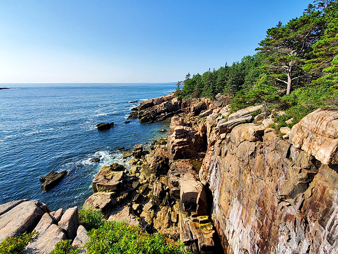 Sand Beach's overlook provides drama worthy of HBO – turquoise waters against granite cliffs with not a single advertisement in sight.