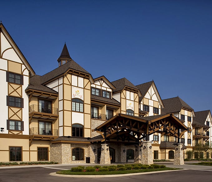 The Boyne Mountain Resort's Bavarian-inspired architecture creates a storybook setting that makes you half-expect lederhosen-clad staff to yodel greetings.