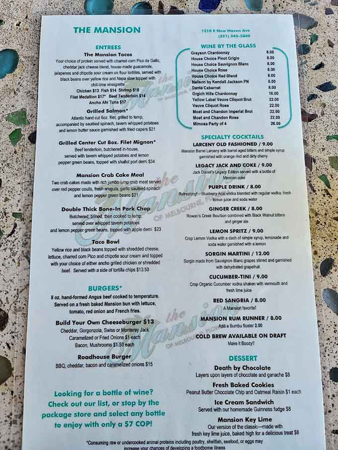 This menu is basically a choose-your-own-adventure book, except every choice leads to deliciousness and nobody judges you for reading it three times before ordering.