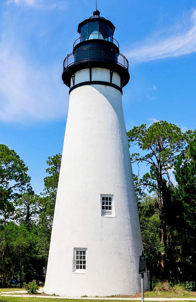 The Amelia Island Light has been standing guard since 1838, making it Florida's oldest lighthouse still on duty.