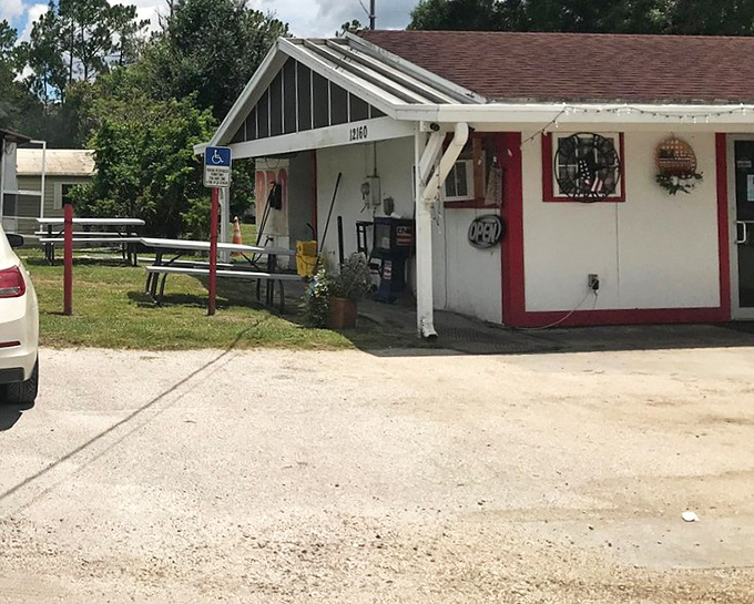 The Red Top Pit Stop's simple white building with red trim is a Lakeland landmark. Sometimes the most unassuming places hide the most amazing flavors.